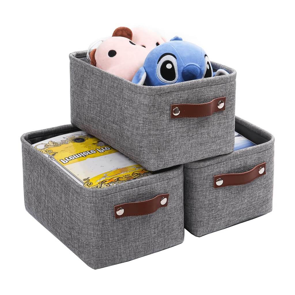Fabric Storage Boxes丨Foldable Toy Storage Box丨Storage Baskets with Lids ...