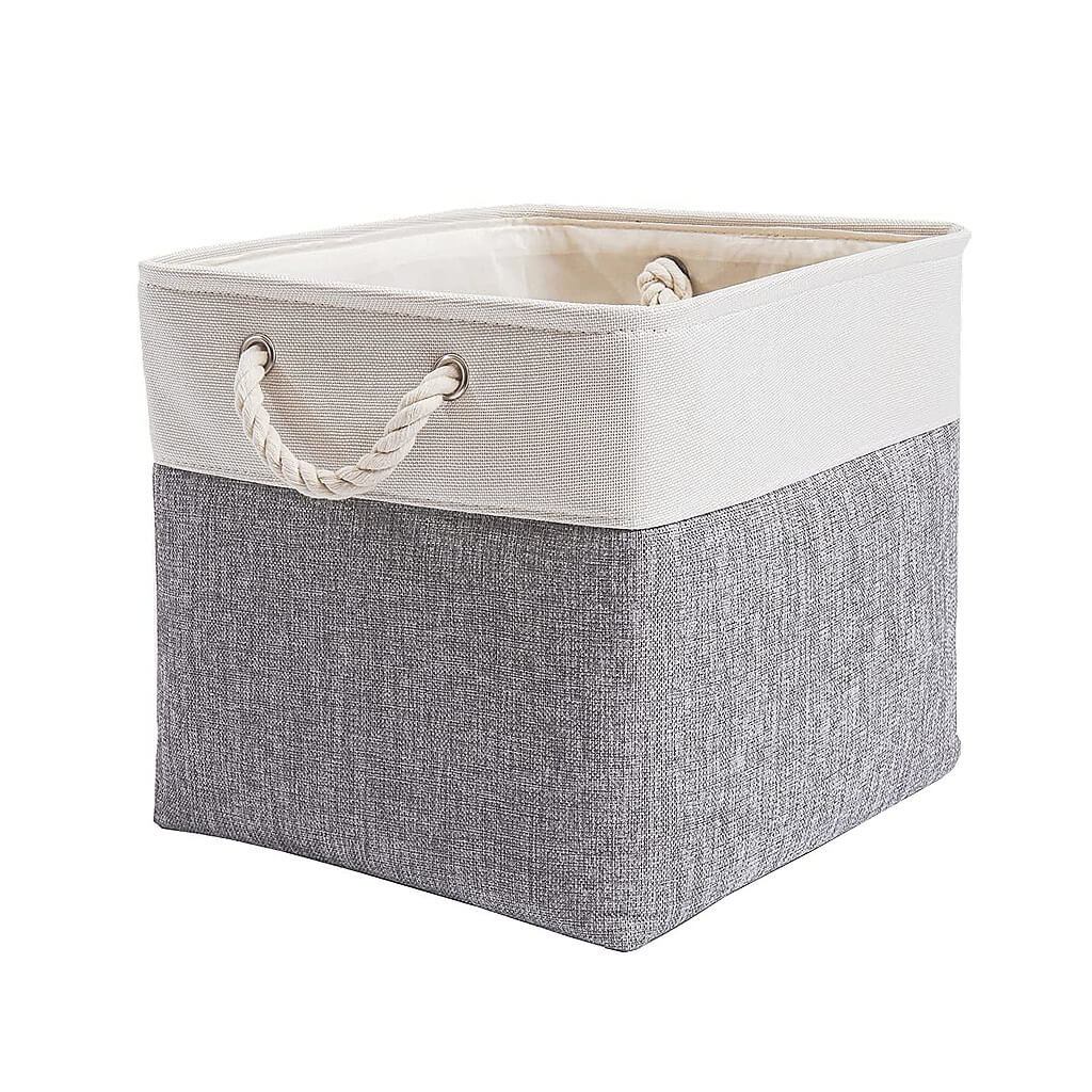 33 x 38 x 33cm Large Canvas Storage Boxes – Mangata