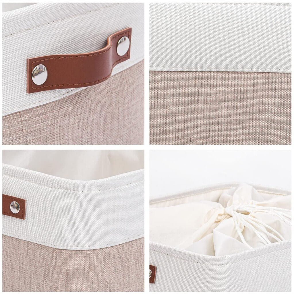 Set of 3 Foldable Fabric Storage Box Mangata