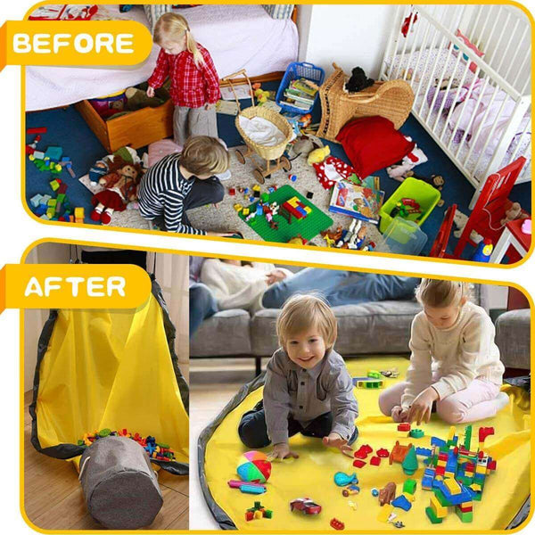 Portable Large Play Mat and Toy Storage Organizer Baskets Mangata
