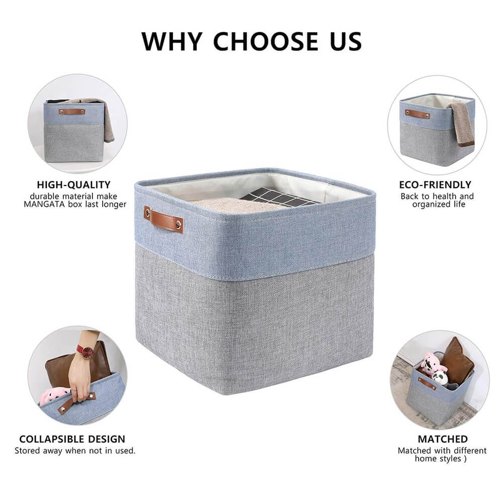 Storage Cubes Boxes 33cm Set of 3 (33 * 33 * 33cm) – Mangata