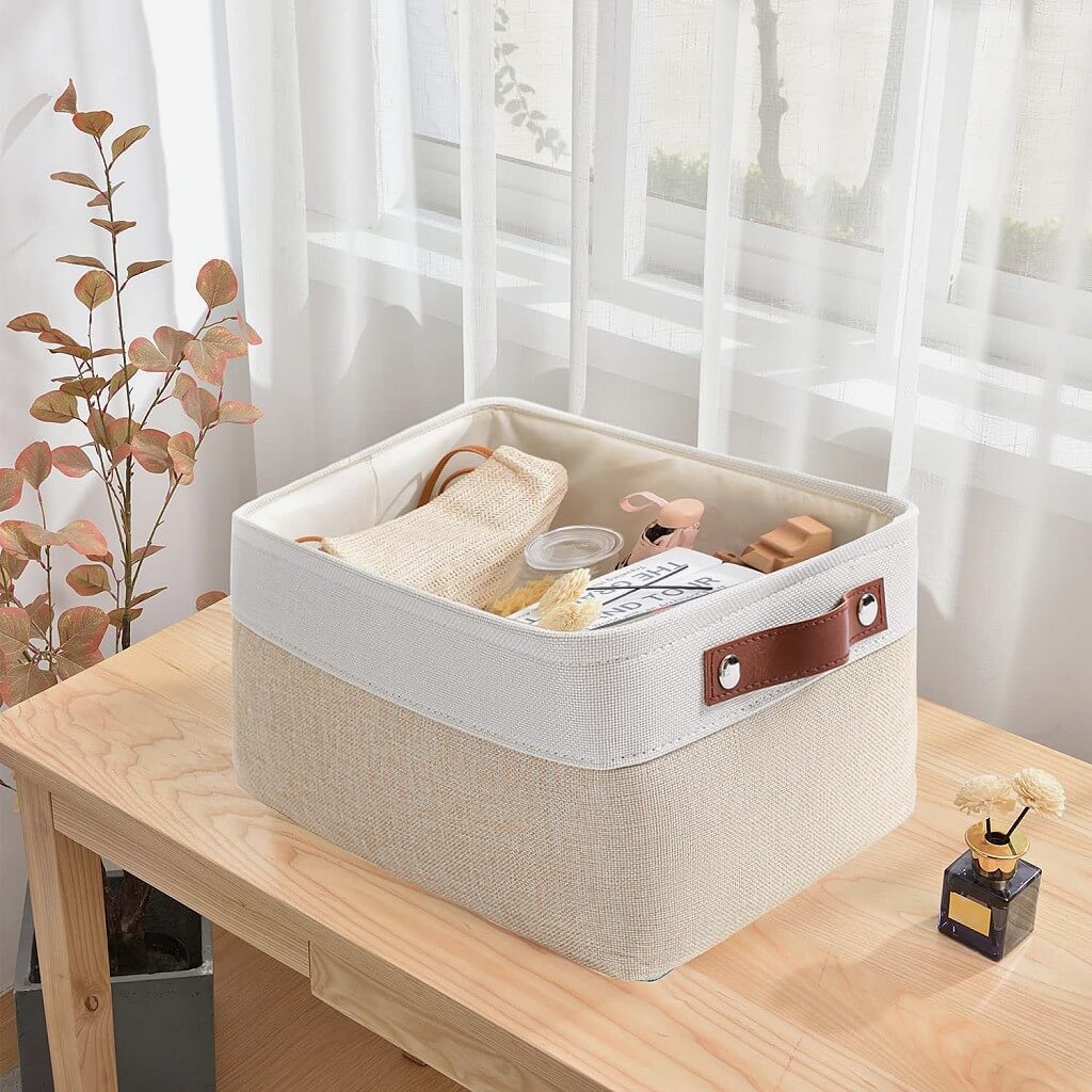 Set of 3 Foldable Fabric Storage Box Mangata